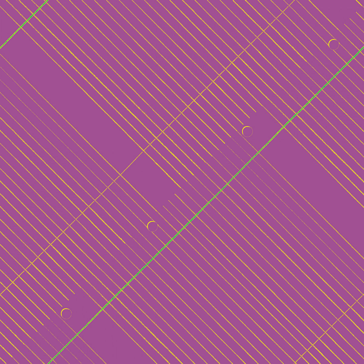 Windham - Pen Pals - College Ruled Hyacinth Fabric – Pearls and Clovers ...