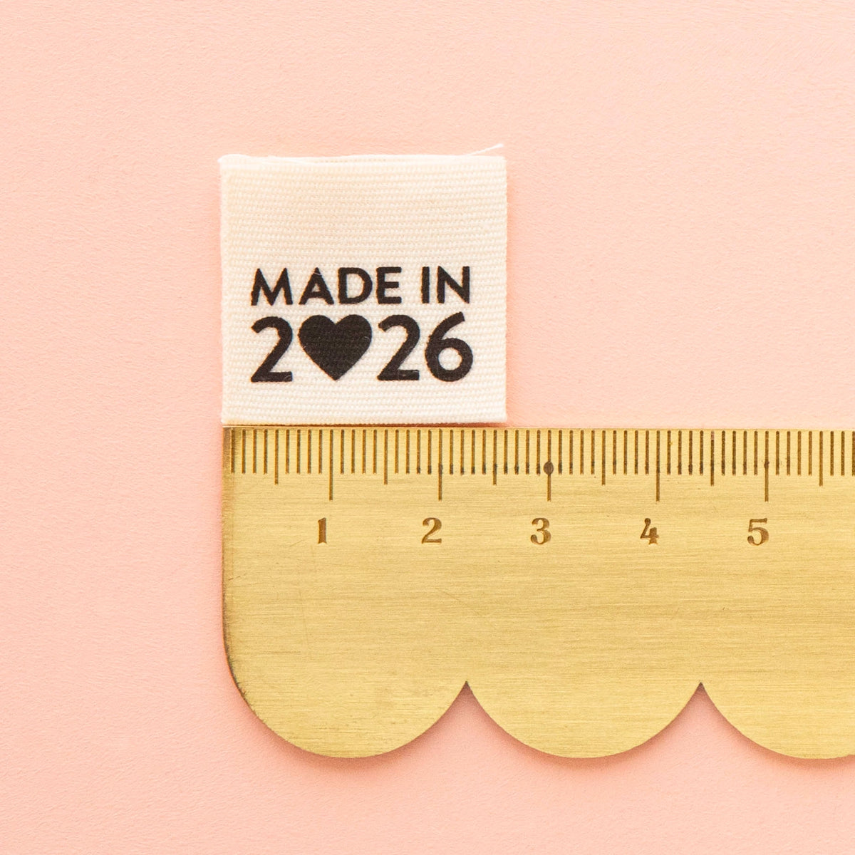 Sarah Hearts - Made in 2026 Centerfold Woven Labels (8 ct) – Pearls and ...