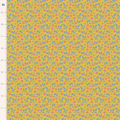 Tilda - Sunday Brunch - Tipsy Blender Yellow Fabric – Pearls and ...