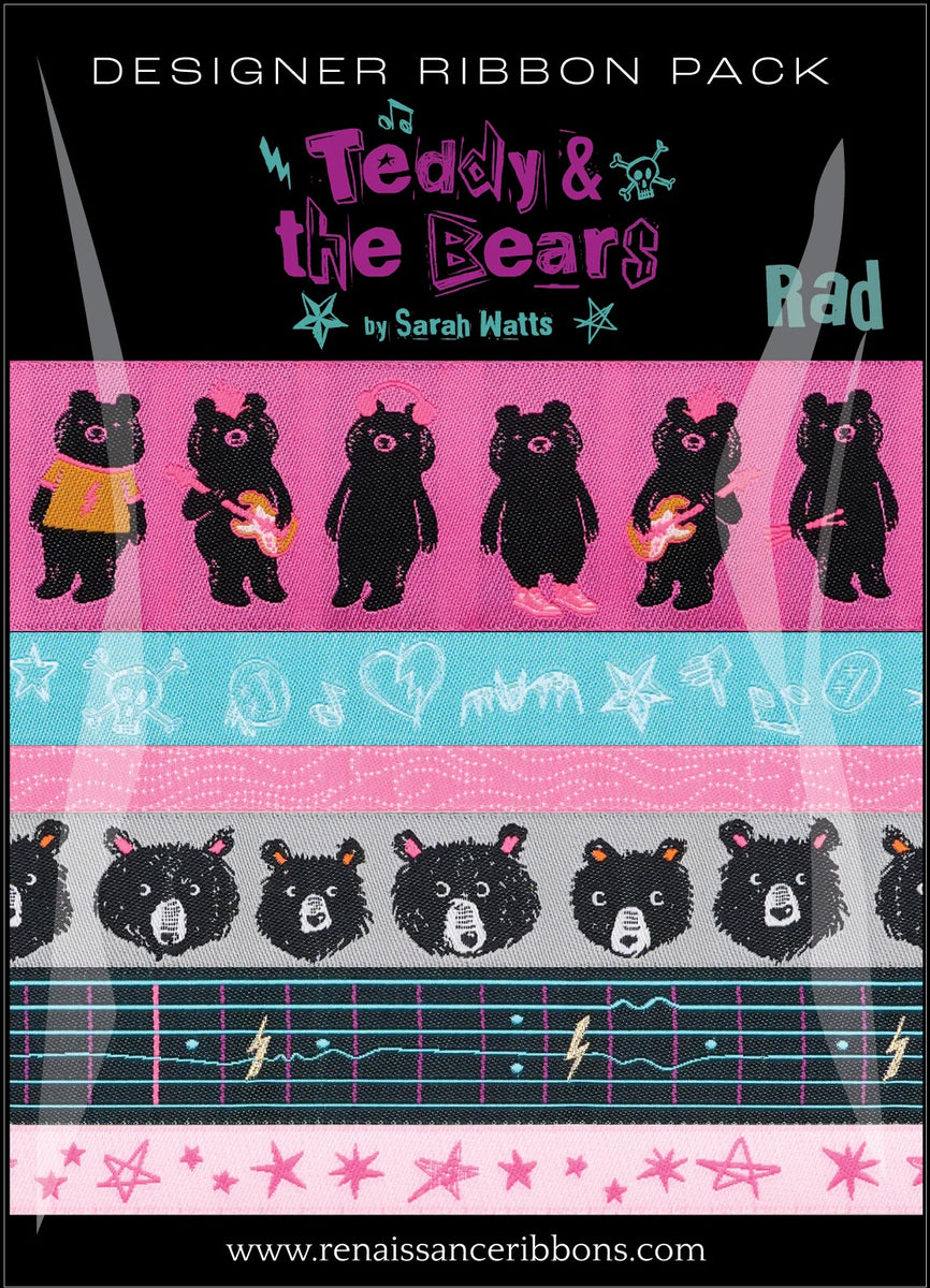 Renaissance Ribbons - Ruby Star Society Teddy & the Bears Ribbon Pack ...