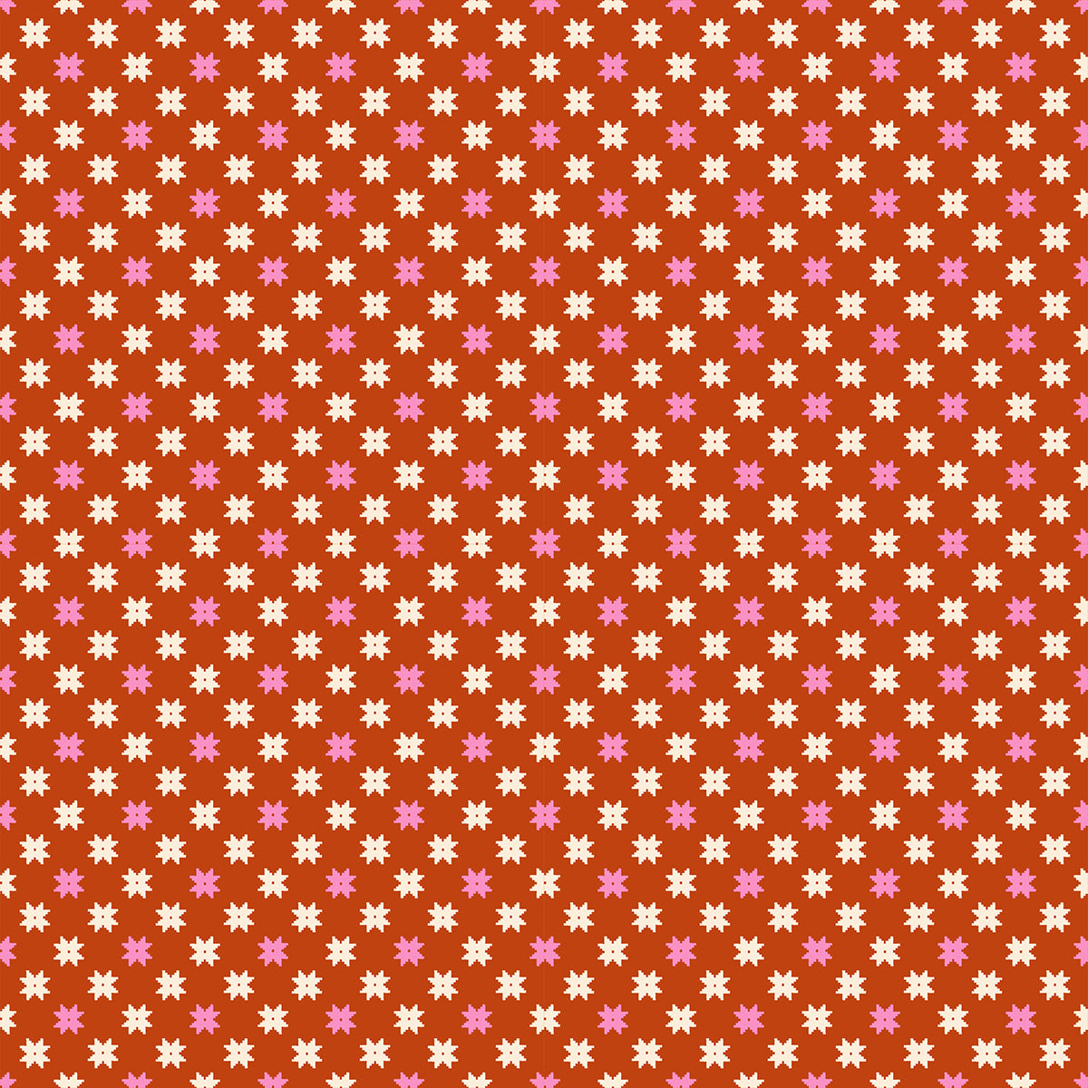 Ruby Star Society - Moonglow - Heirloom Star Cayenne Fabric – Pearls ...